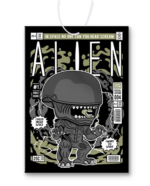 Alien Xenomorph Comic Air Freshener – Fresh-a-Rama