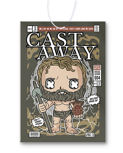 Chuck and Wilson Cast Away Comic Air Freshener – Fresh-a-Rama