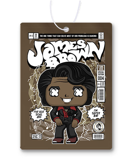 James Brown Comic Air Freshener – Fresh-a-Rama
