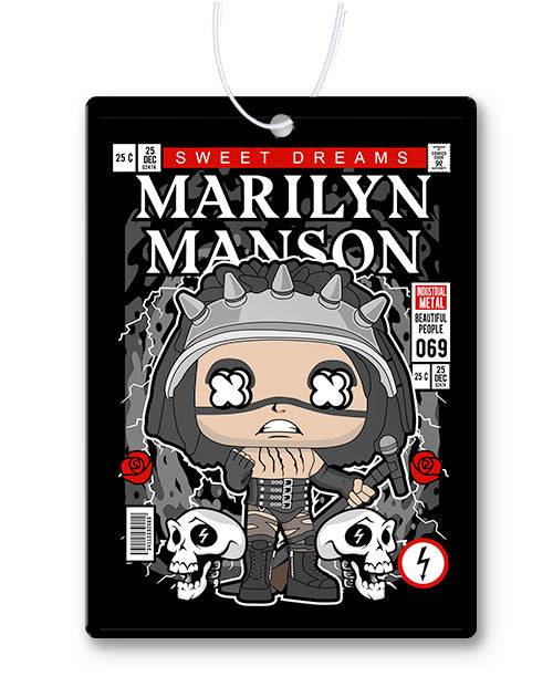 Marilyn Manson Comic Air Freshener – Fresh-a-Rama