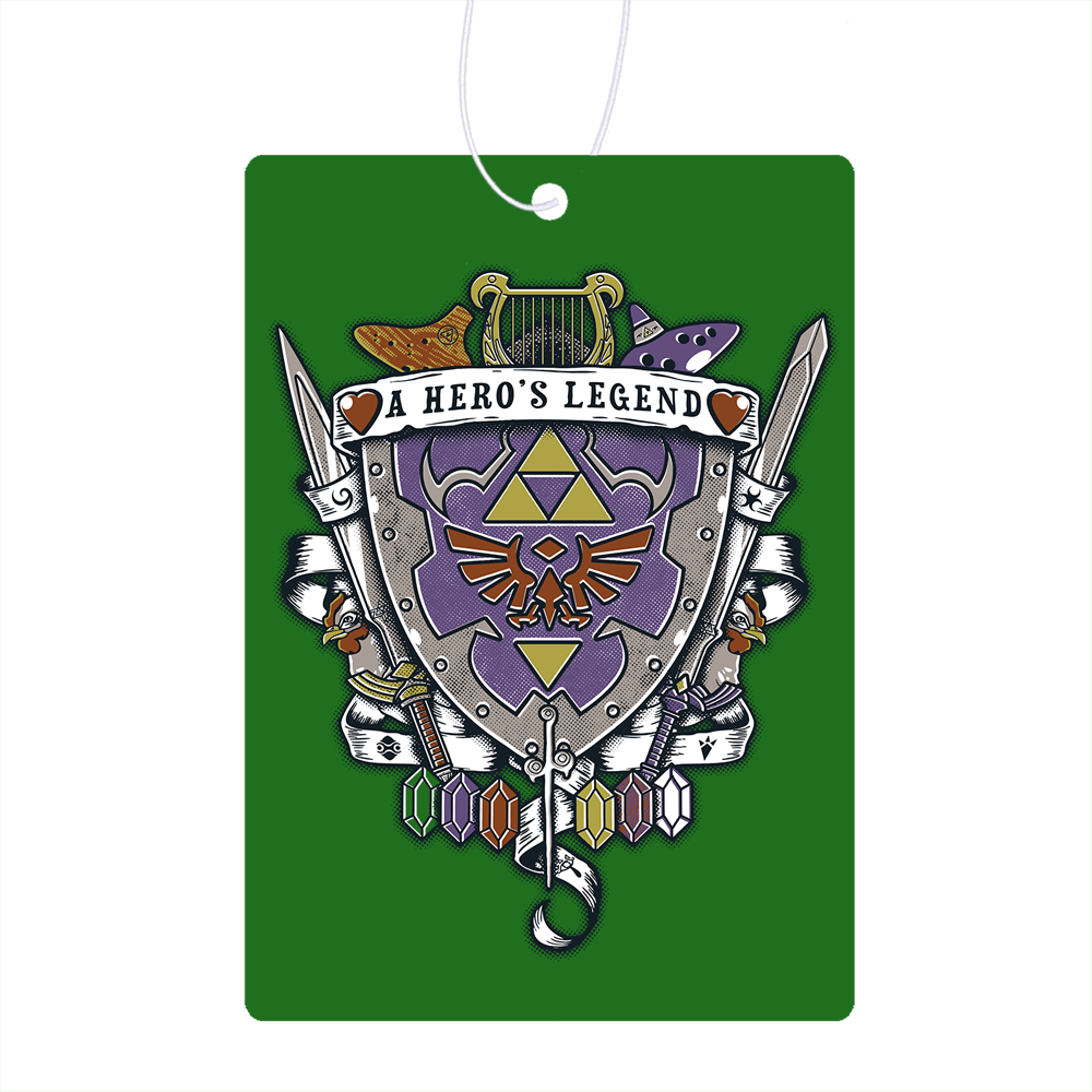 A Hero's Legend Crest Air Freshener – Fresh-a-Rama